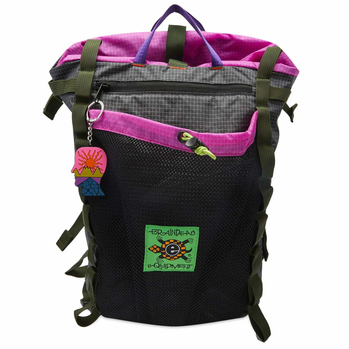 Brain Dead Equipment Climbing Backpack in Black Brain Dead