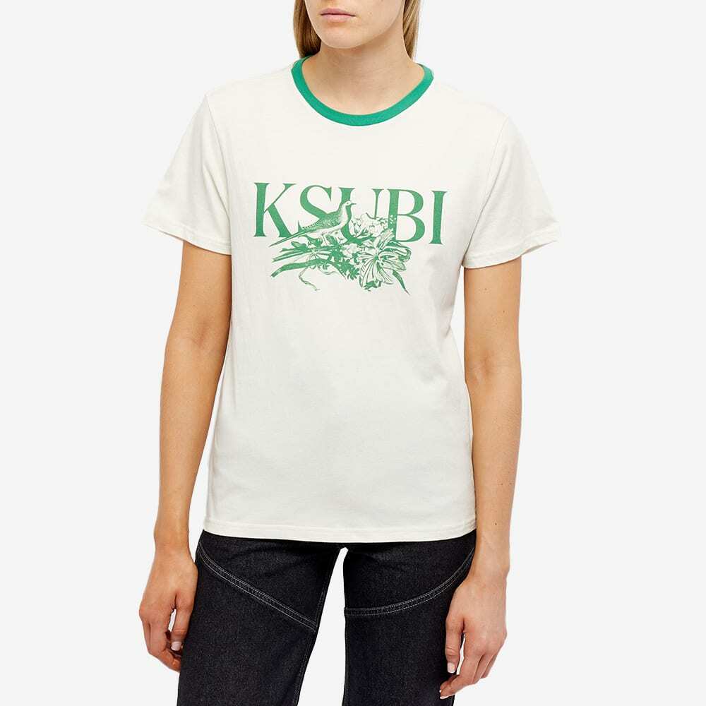 Ksubi Women's Nature Klassic Logo T-Shirt in White Ksubi