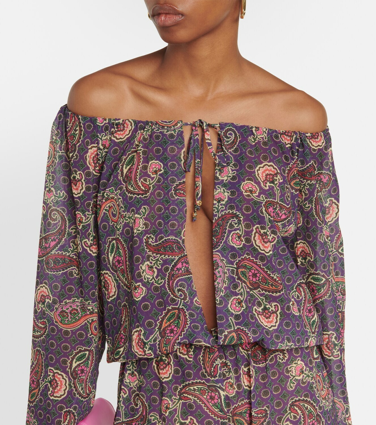 Bananhot Paisley jersey jumpsuit Bananhot