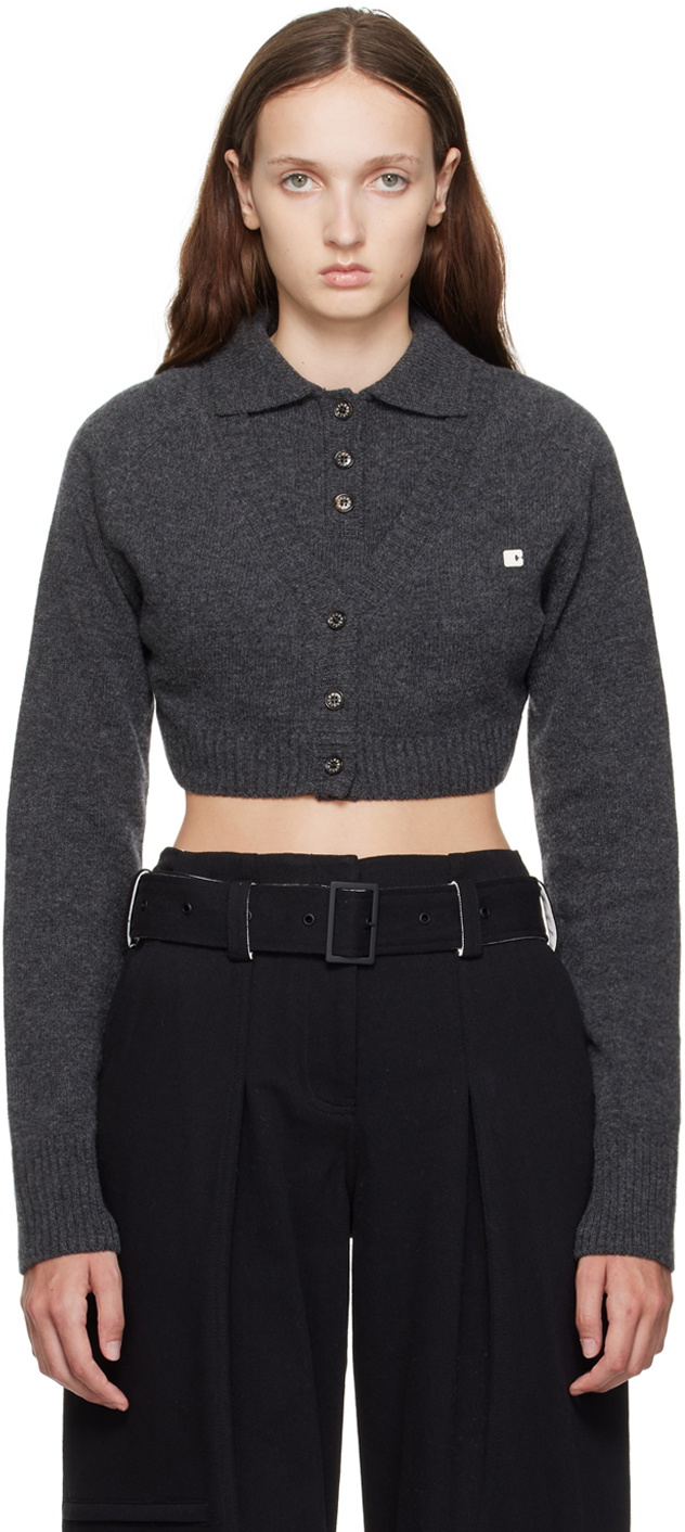 LOW CLASSIC Gray School Cardigan Set Low Classic