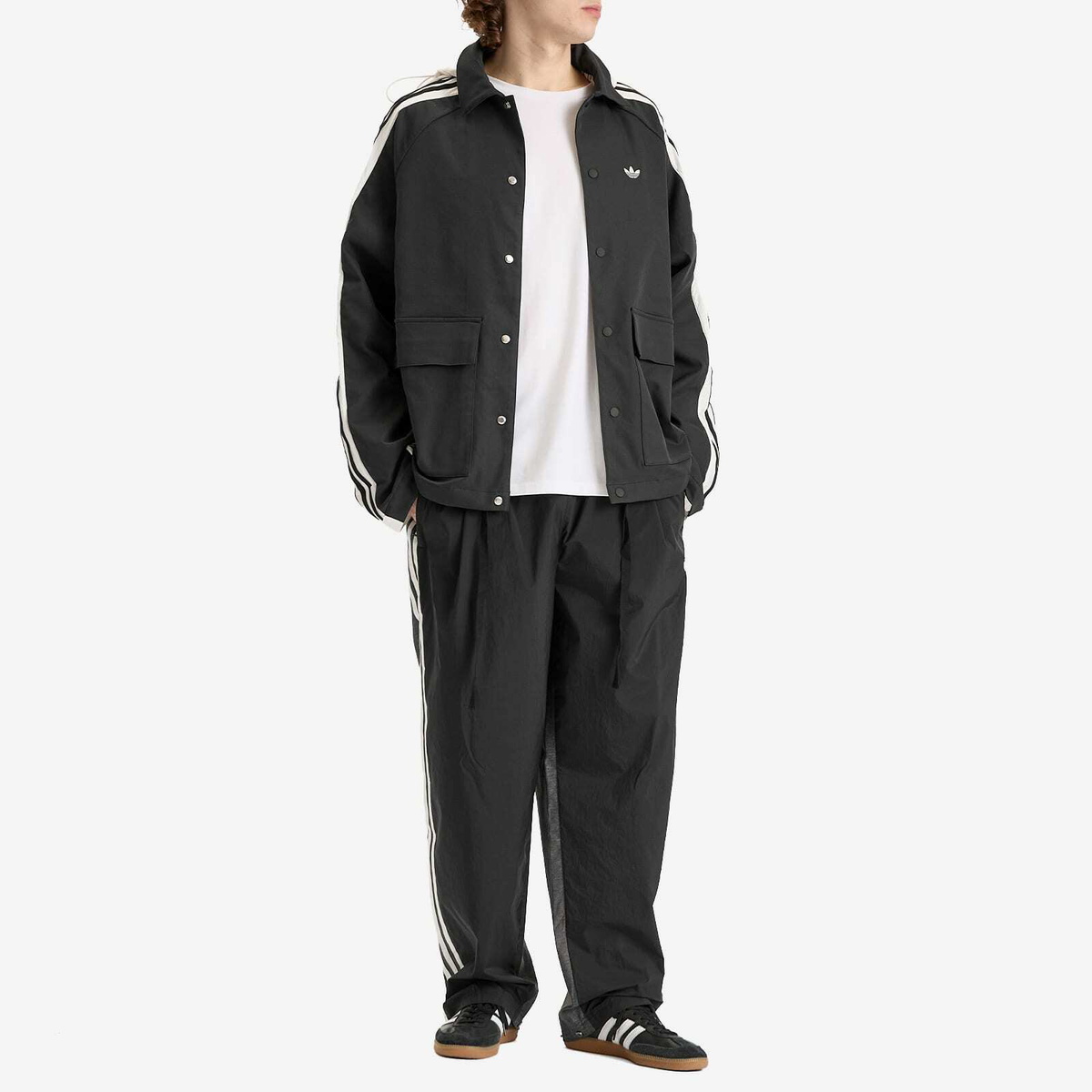 Adidas Men's Originals R3CD Track Pants in Black adidas