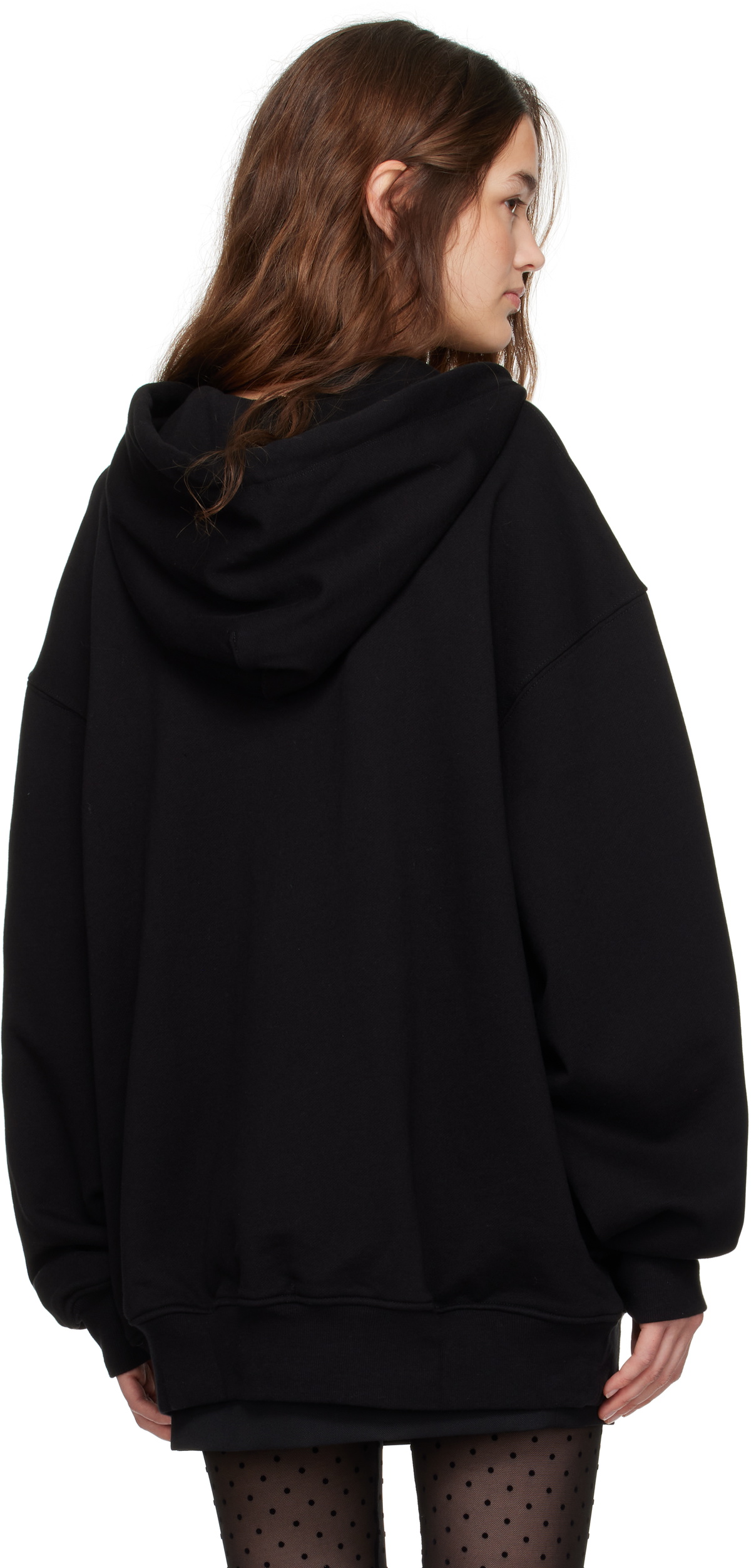 WARDROBE.NYC Black Oversize Zip Hoodie WARDROBE.NYC