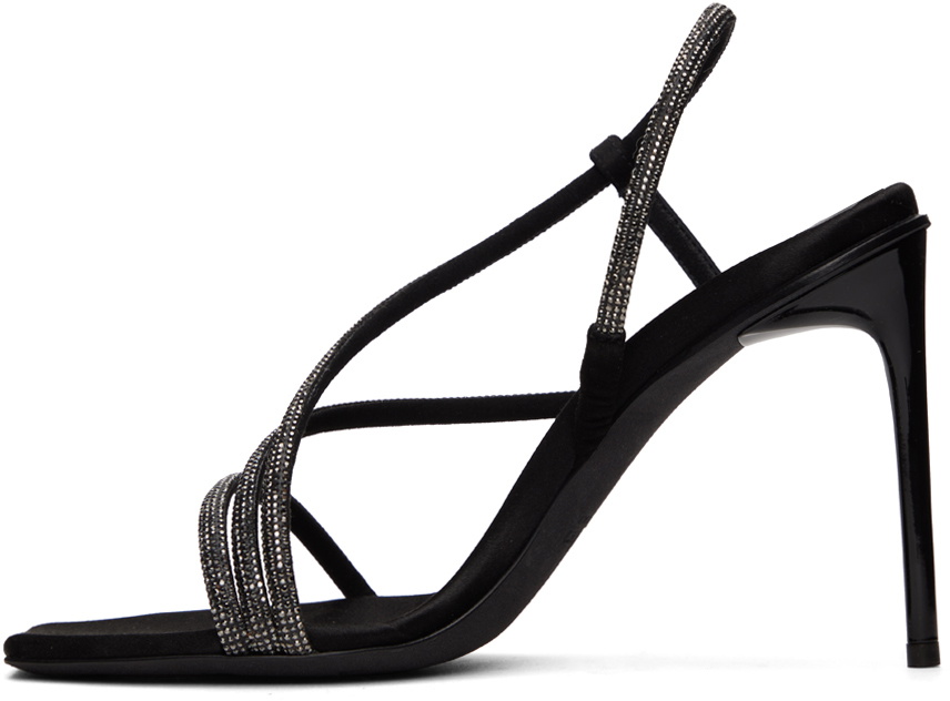 Max Mara Black Stark Heeled Sandals Max Mara