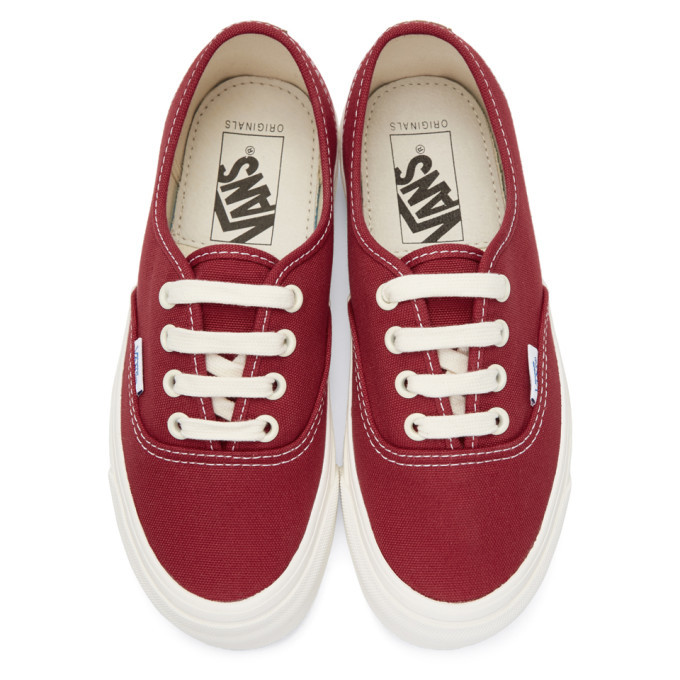 Vans Red OG Authentic LX Sneakers Vans