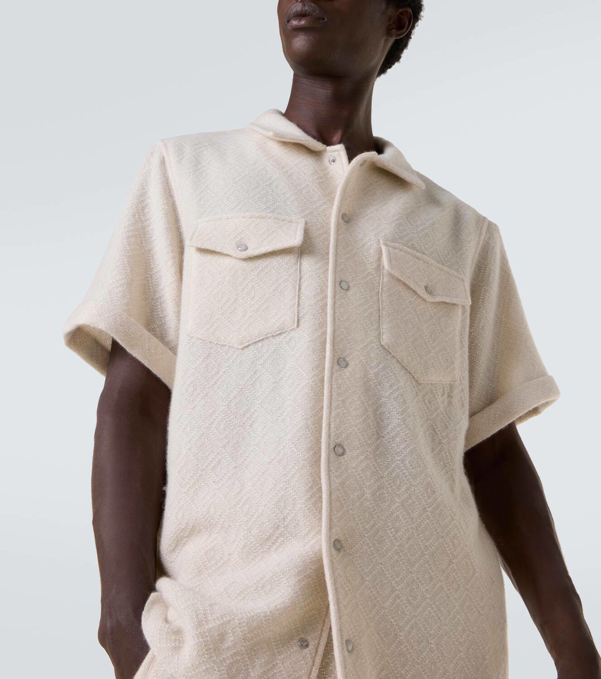 God's True Cashmere Diamond cashmere shirt God's True Cashmere