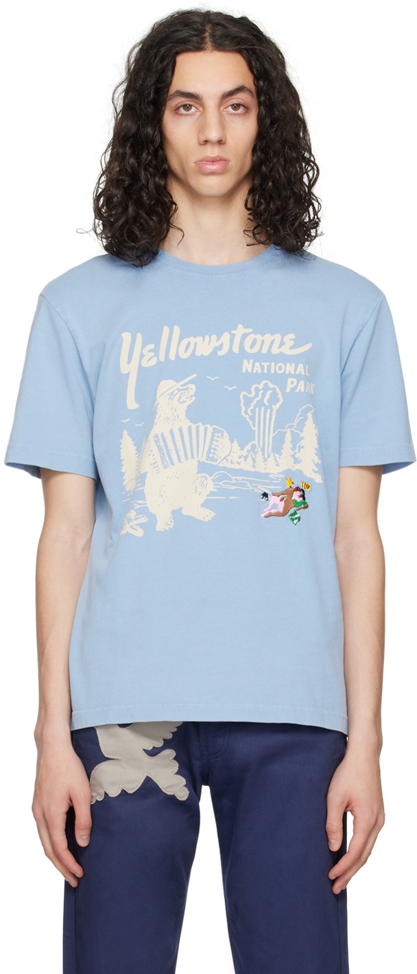 Carne Bollente Blue Yellowstone Bone T-Shirt Carne Bollente