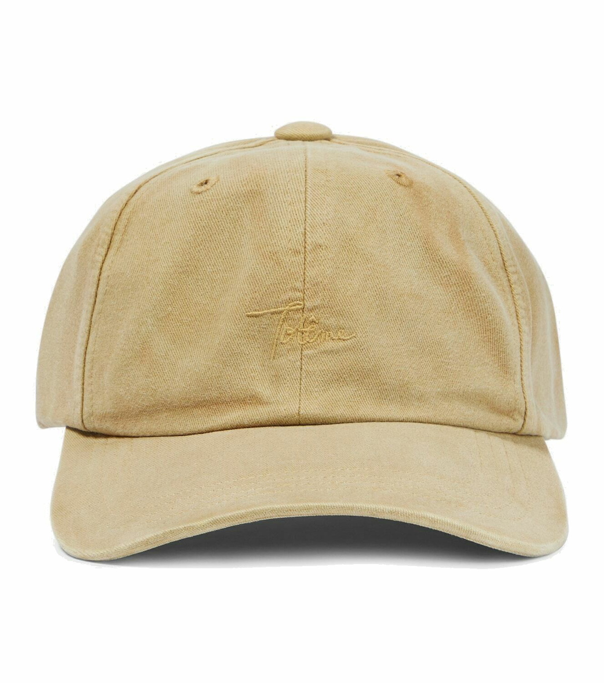 Toteme Logo cotton baseball cap Toteme
