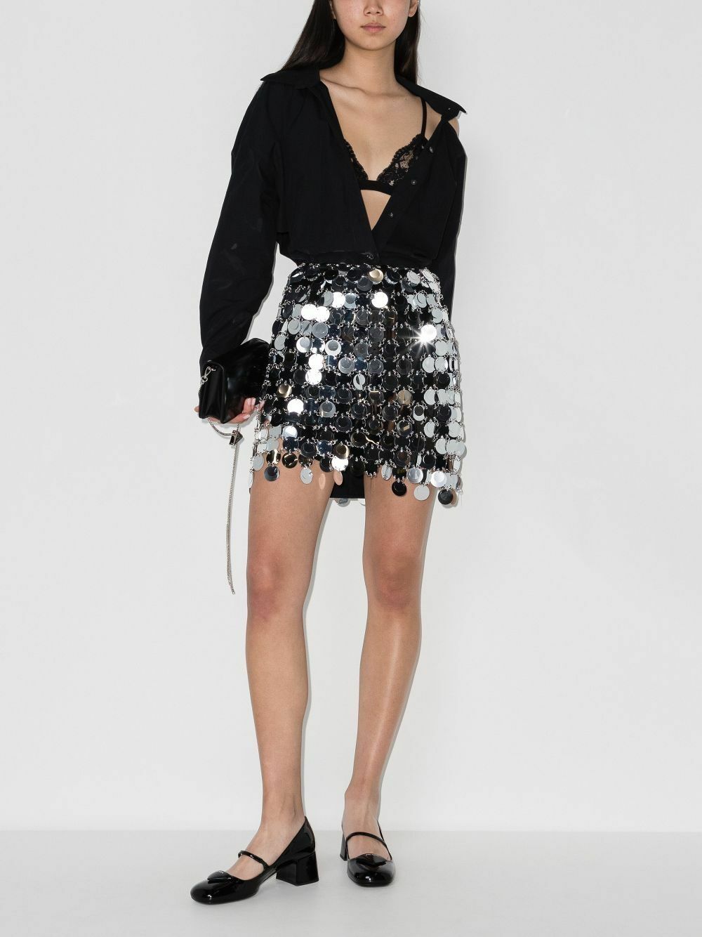Rabanne Chain Mail Mini Skirt Paco Rabanne