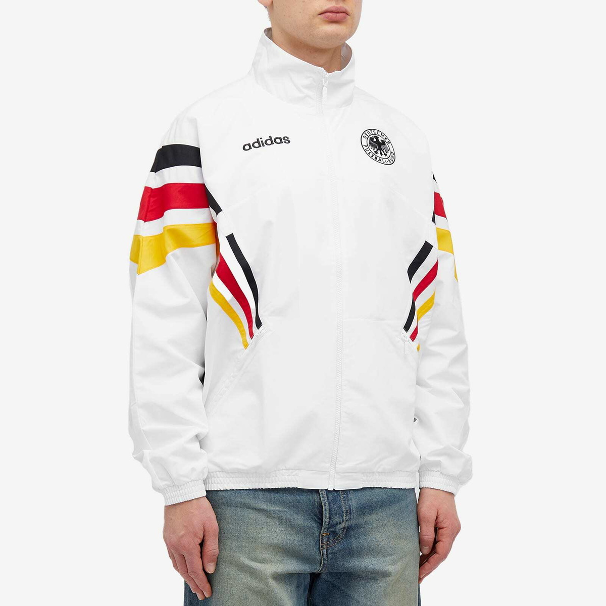 Adidas Men's Germany Track Top 96 in White/Black adidas