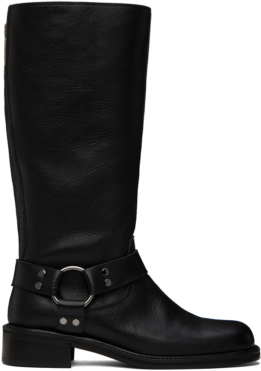 NEUTE Black Trinity Motorcycle Boots