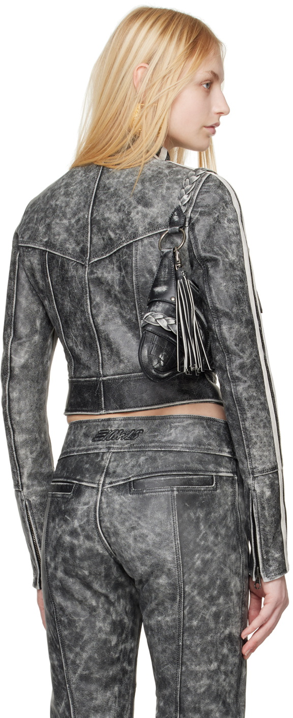 KNWLS Black Claw Leather Jacket KNWLS