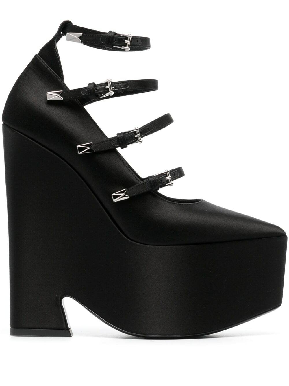 VERSACE - Satin Platform Pumps Versace