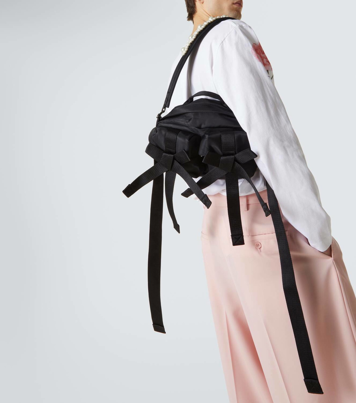 Simone Rocha Faux pearl-embellished crossbody bag Simone Rocha