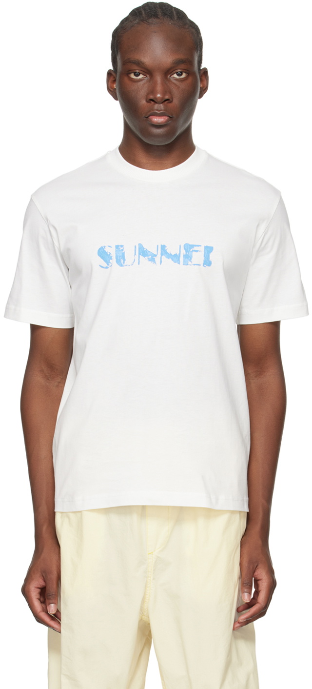 SUNNEI White Classic T-Shirt Sunnei