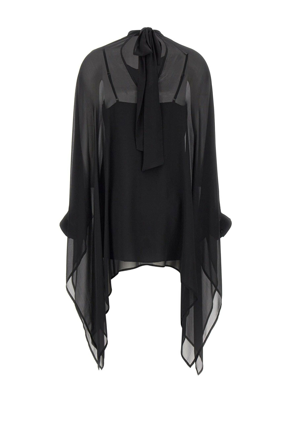Parosh Tie Neck Blouse Parosh