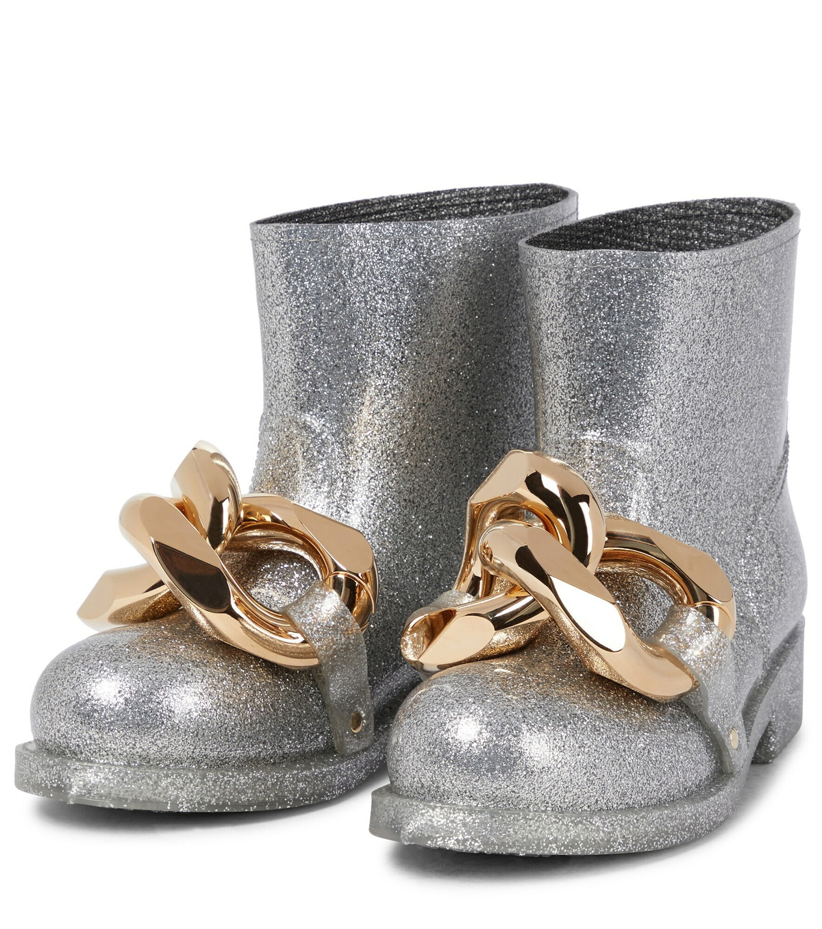 JW Anderson - Chain glitter ankle boots JW Anderson