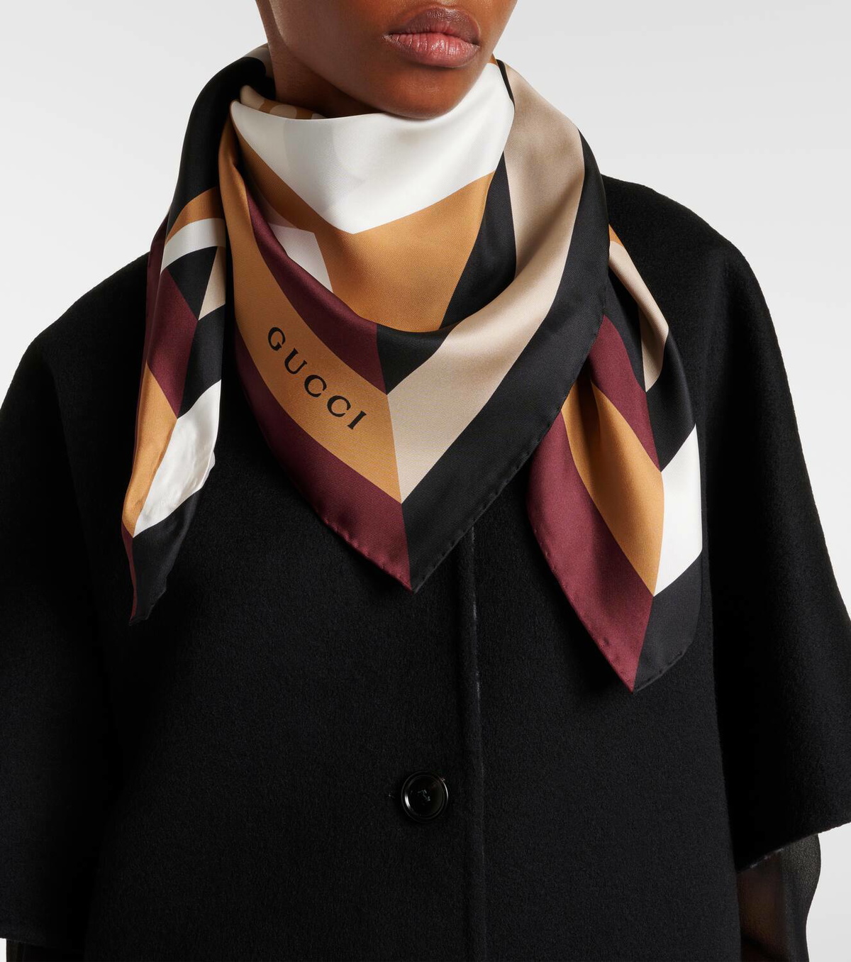 Gucci Printed silk scarf Gucci