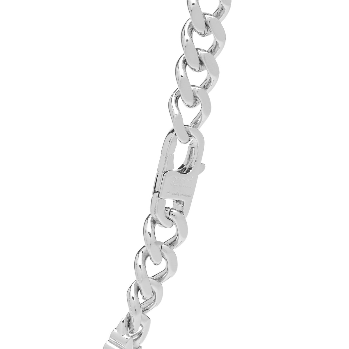 AMI Paris Men's ADC Chain Necklace in Silver AMI