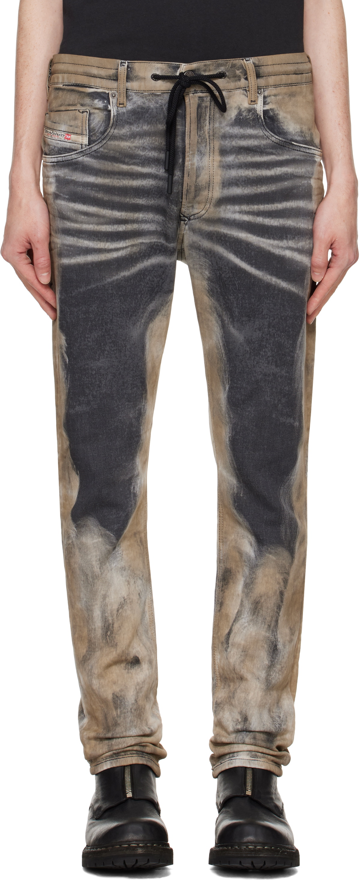 Diesel Gray Regular 2030 D-Krooley Trousers Diesel