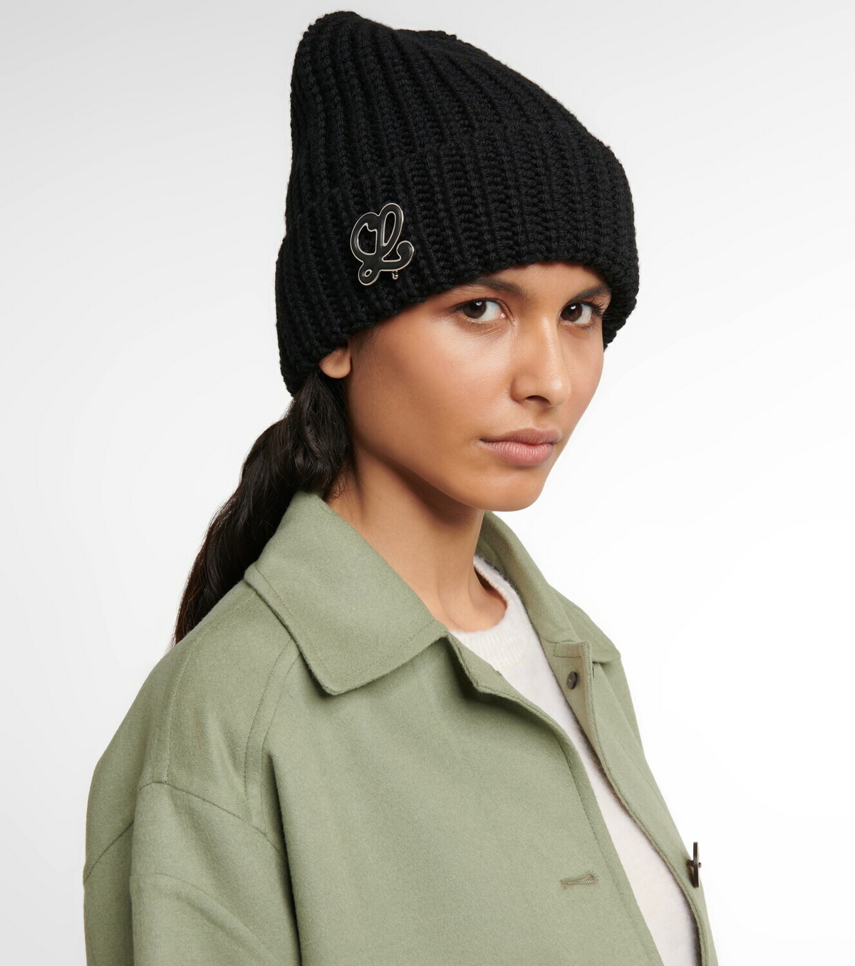 Loewe - Ribbed-knit virgin wool beanie Loewe