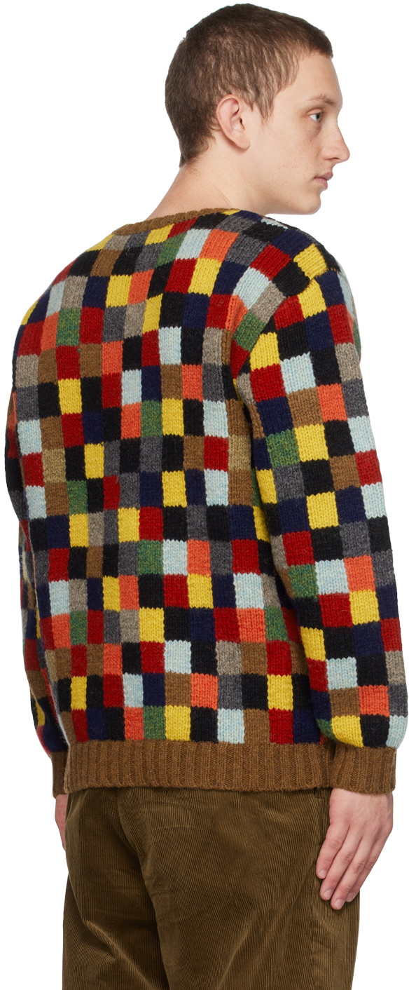 BEAMS PLUS Multicolor Check Sweater Beams Plus