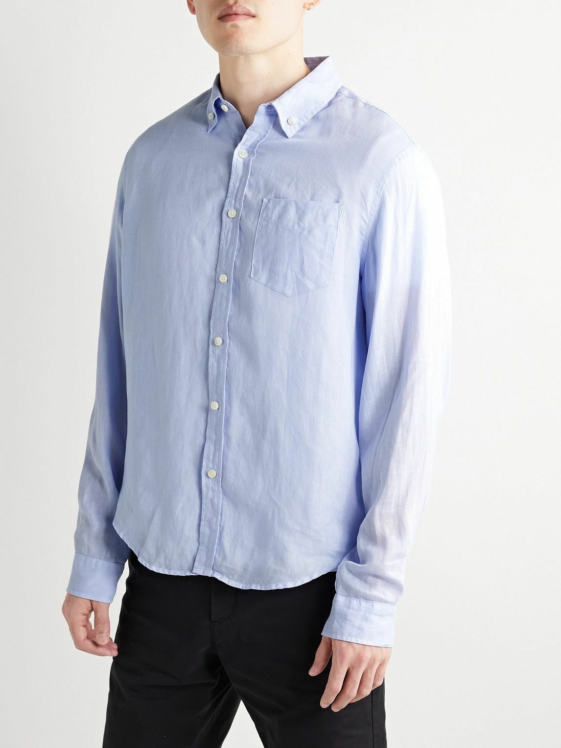 Alex Mill - Mill Button-Down Collar Linen Shirt - Blue Alex Mill