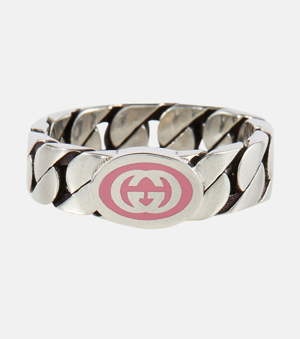 Gucci Interlocking G sterling silver ring Gucci