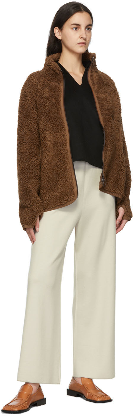 Studio Nicholson Brown Face Fleece Jacket Studio Nicholson