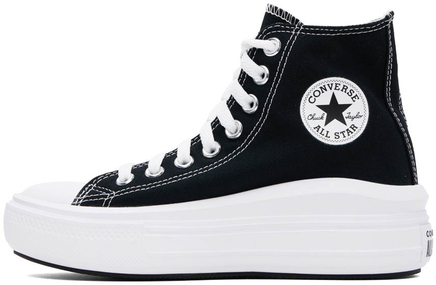 Converse Black & White Chuck Taylor All Star Move High Top Sneaker Converse