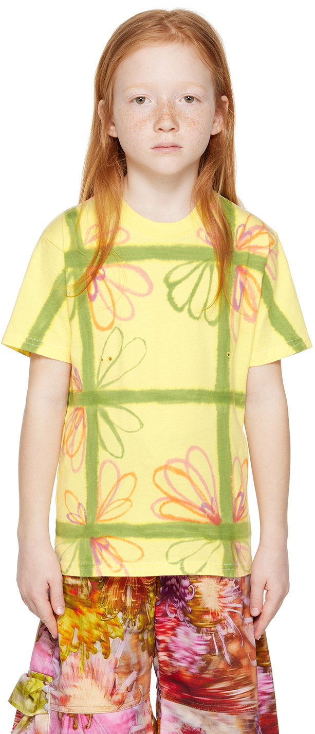 Collina Strada SSENSE Exclusive Kids Yellow T-Shirt Collina Strada