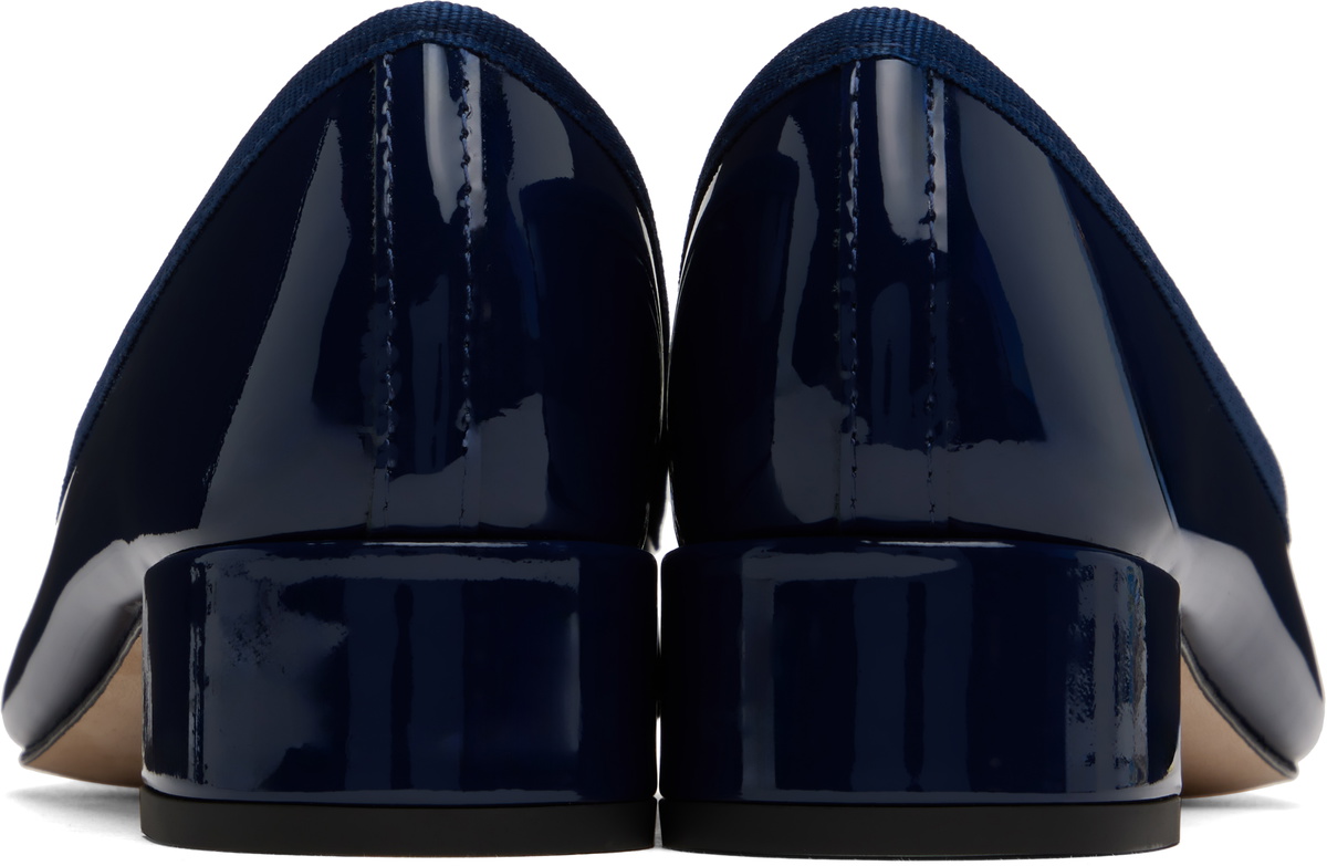 Repetto Navy Camille Heels Repetto