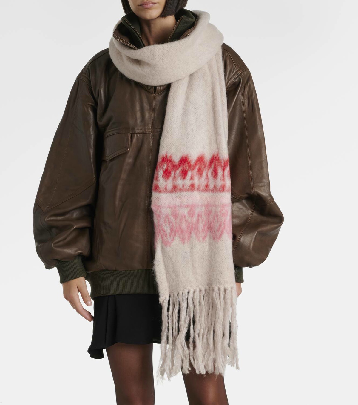 Isabel Marant Dayna wool and mohair-blend scarf Isabel Marant