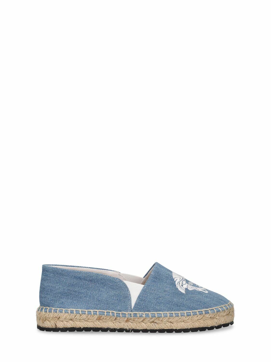 VERSACE Medusa Embroidered Espadrilles Versace