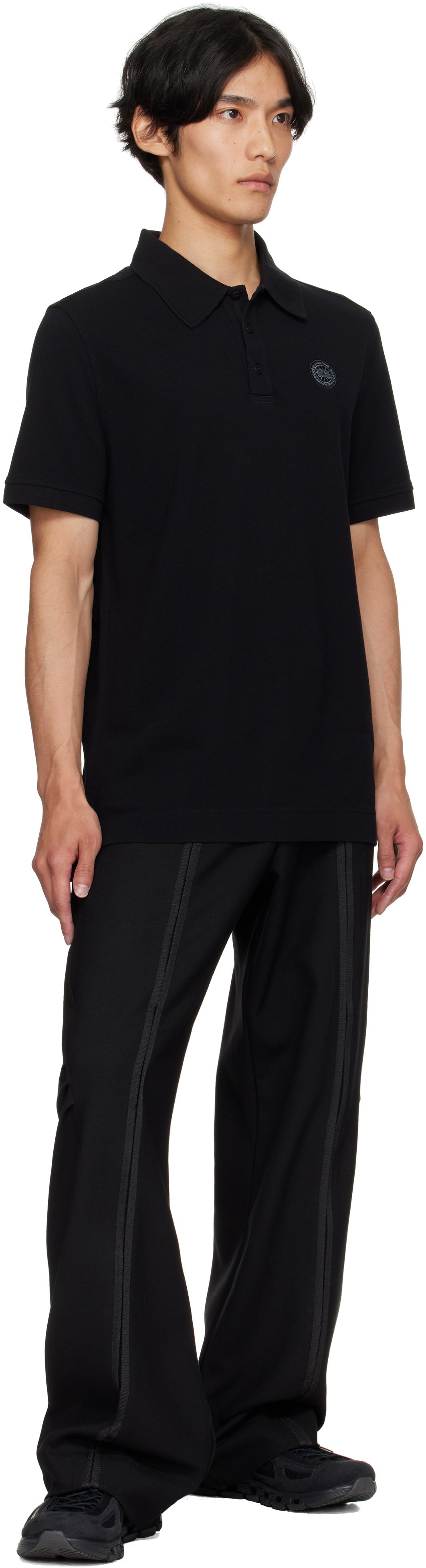 Canada Goose Black 'Black Label' Beckley Polo Canada Goose
