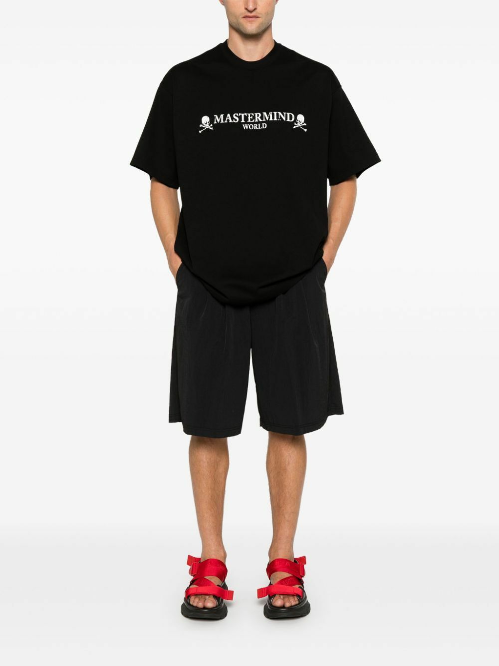 Mastermind World Logo-Print T-Shirt MASTERMIND WORLD