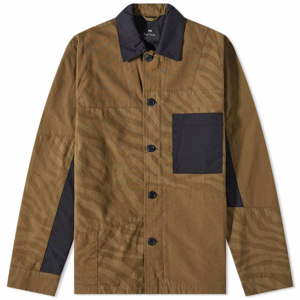 Paul Smith Men's Overshirt Jacket in Green Paul Smith