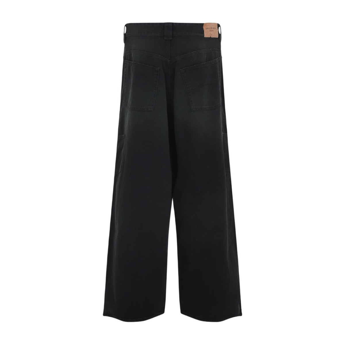 Balenciaga Ripped Off Baggy Jeans Balenciaga