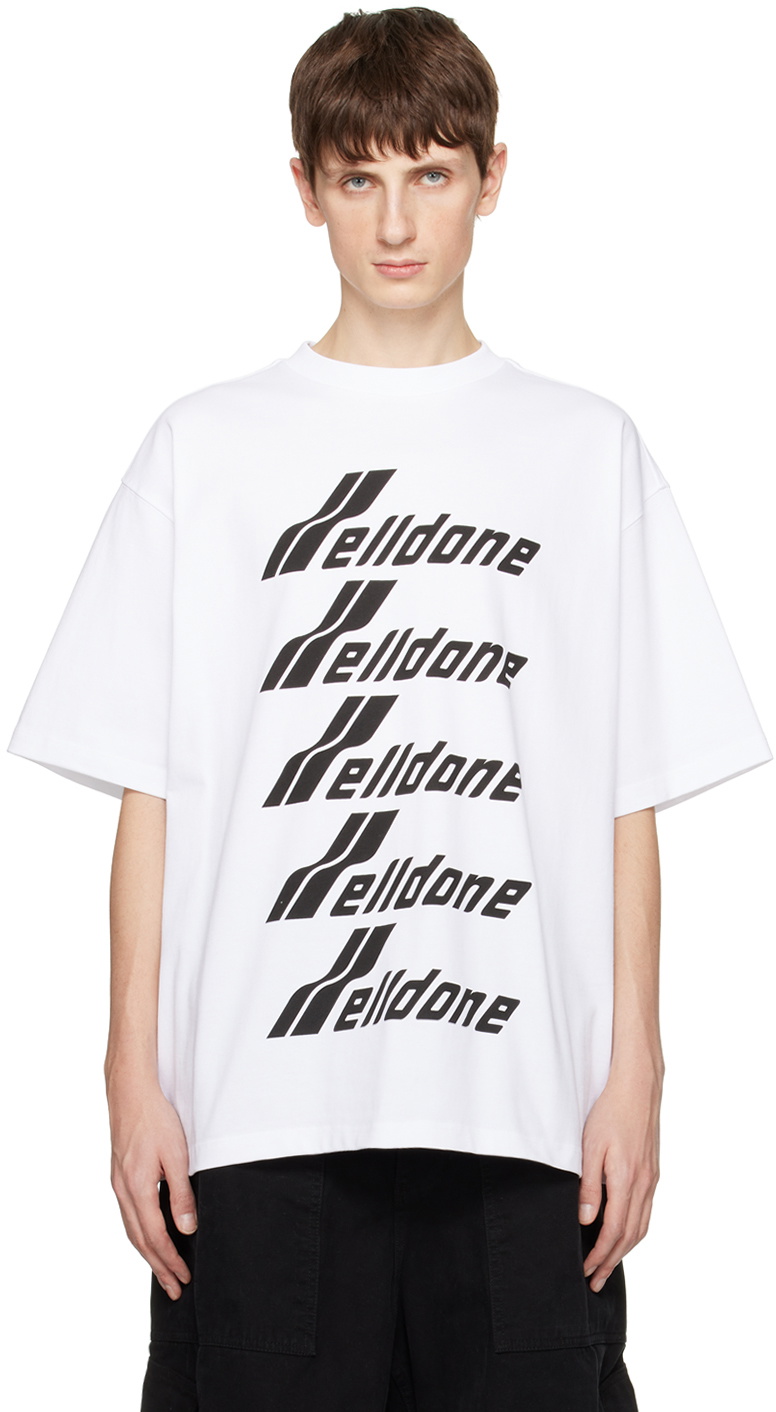 We11done White Printed T-Shirt We11done
