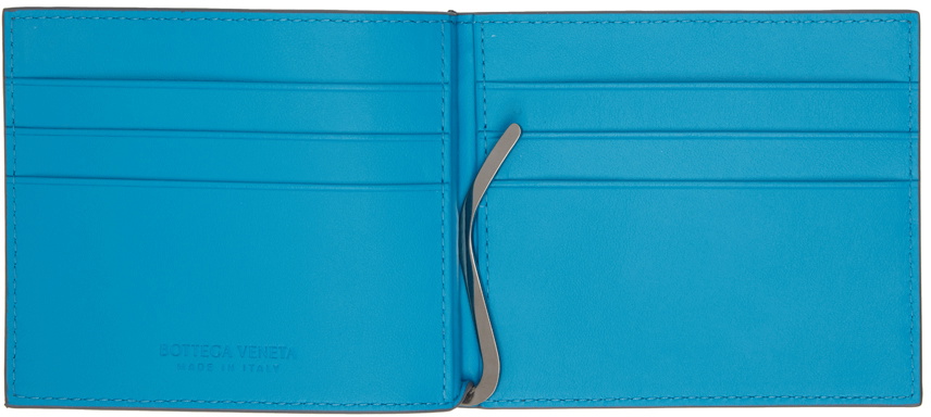 Bottega Veneta Gray Bill Clip Wallet Bottega Veneta