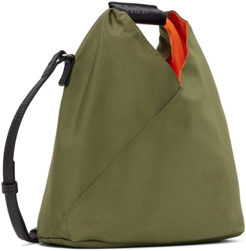 MM6 Maison Margiela Khaki Triangle Bag MM6 Maison Margiela