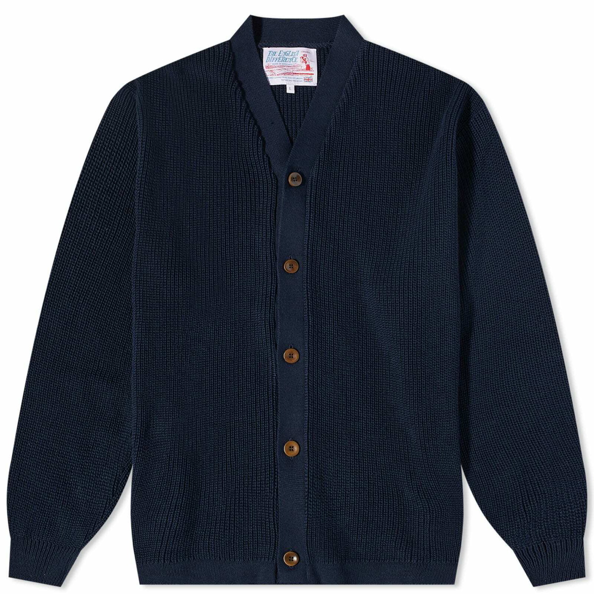 Garbstore Men's Beacon Cardigan Light in Navy Garbstore