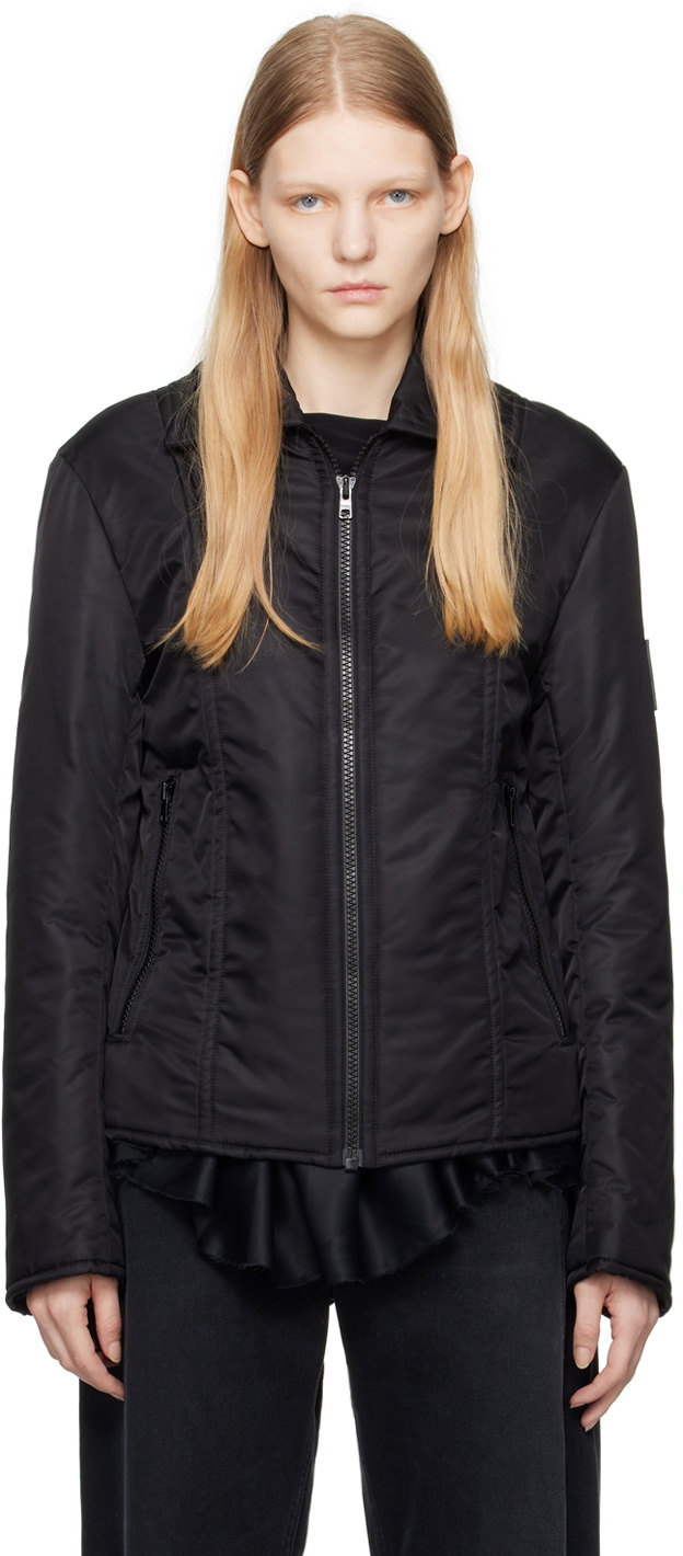 MM6 Maison Margiela Black Patch Jacket MM6 Maison Margiela