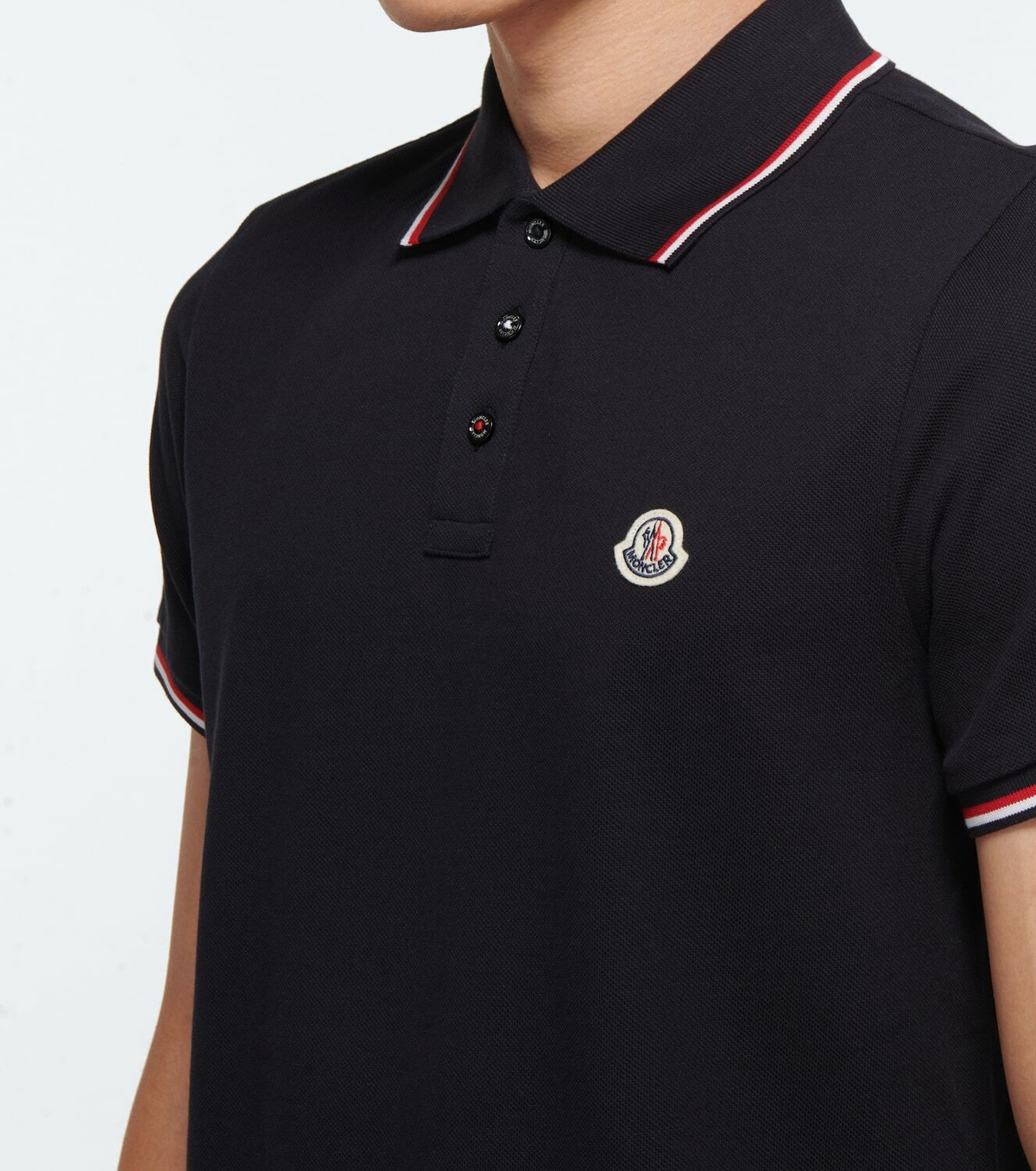 Moncler Short-sleeved Polo shirt with logo Moncler