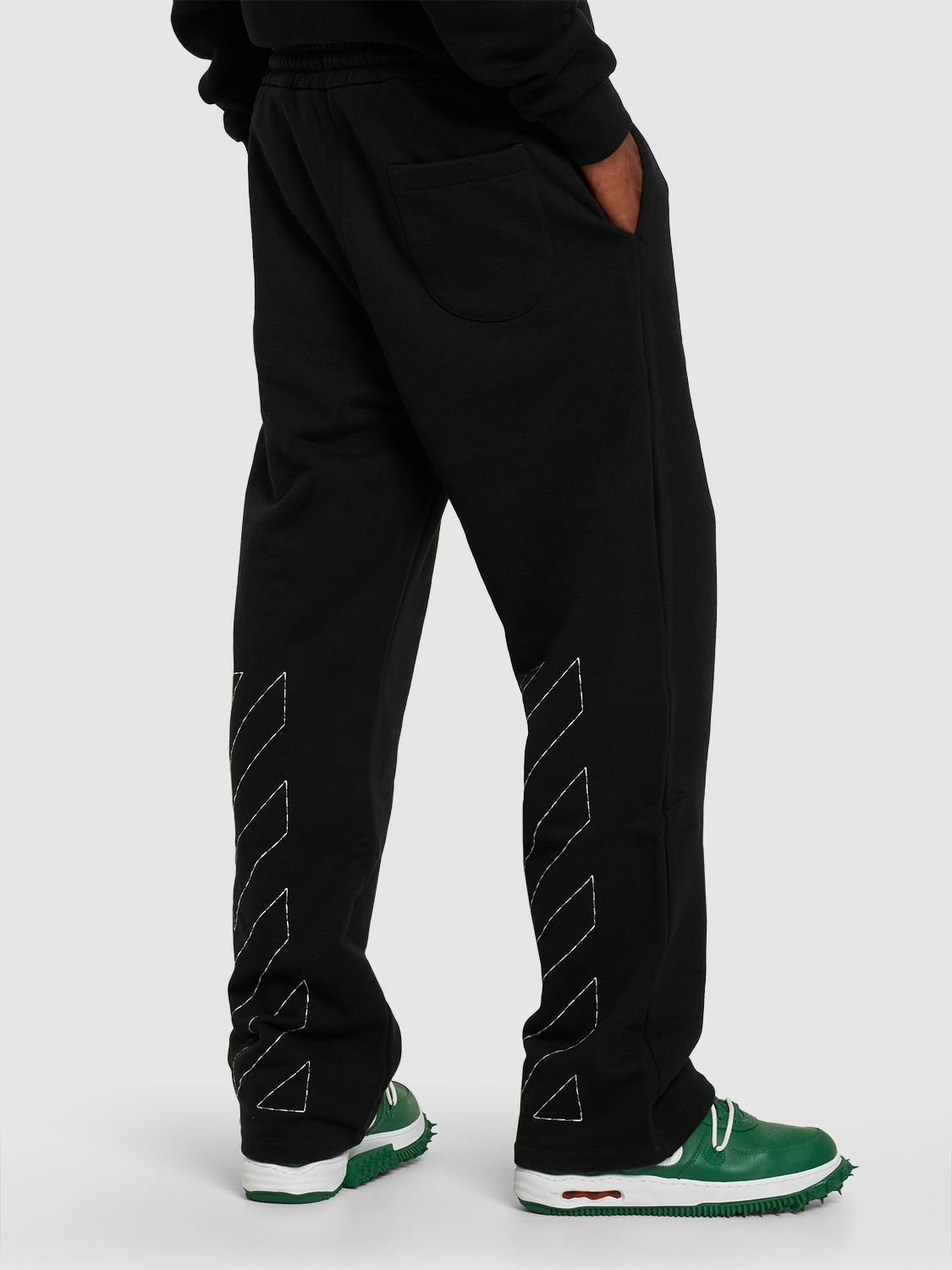 OFF-WHITE - Off Stitch Cotton Sweatpants Off-White