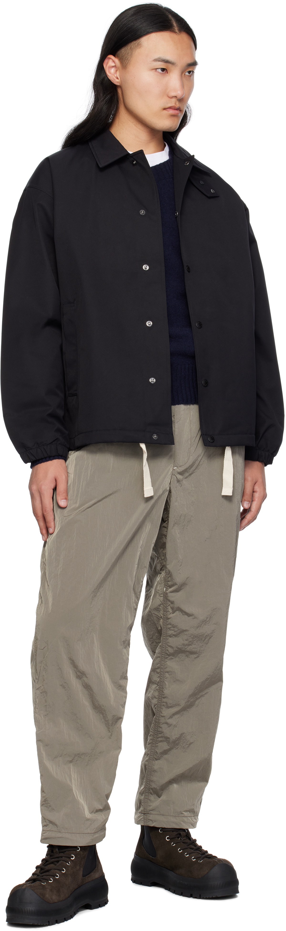 nanamica Black 2L GORE-TEX Coach Jacket Nanamica