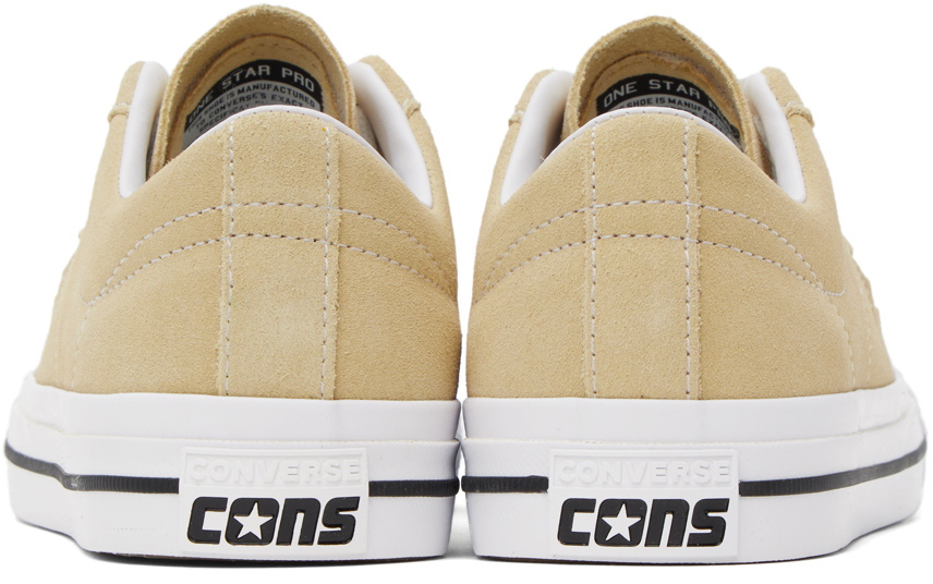 Converse Beige One Star Pro Sneakers Converse