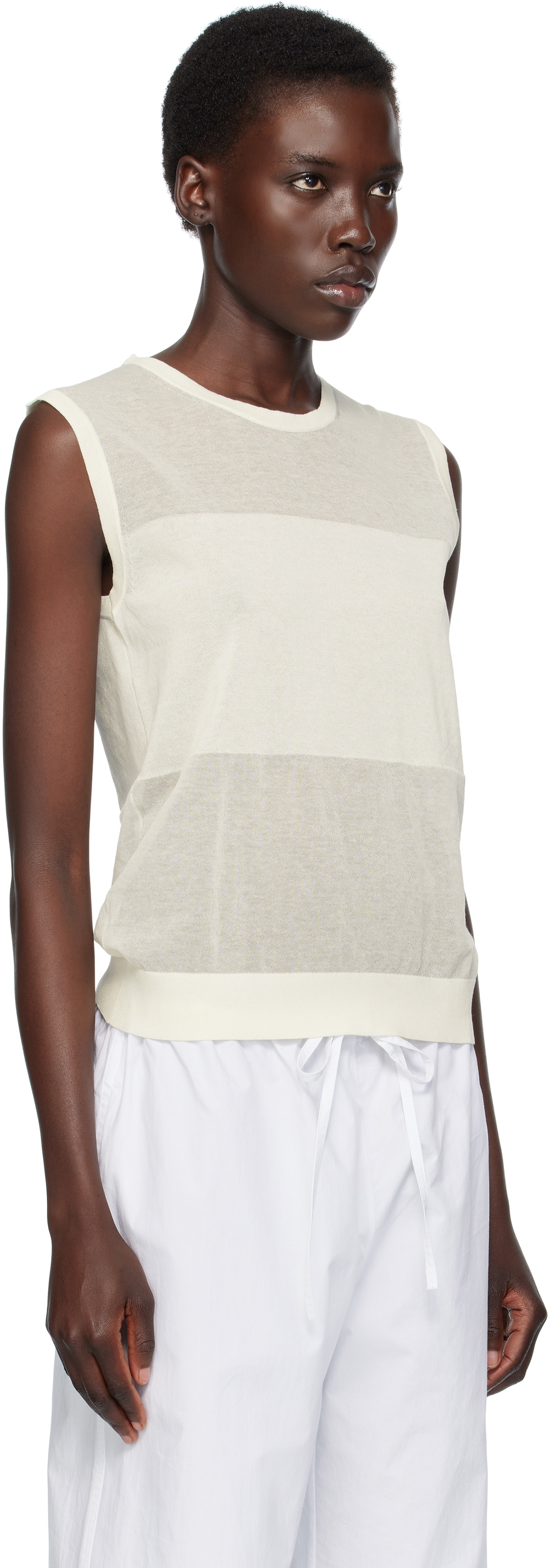 Loulou de Saison Off-White Anita Top Loulou Studio