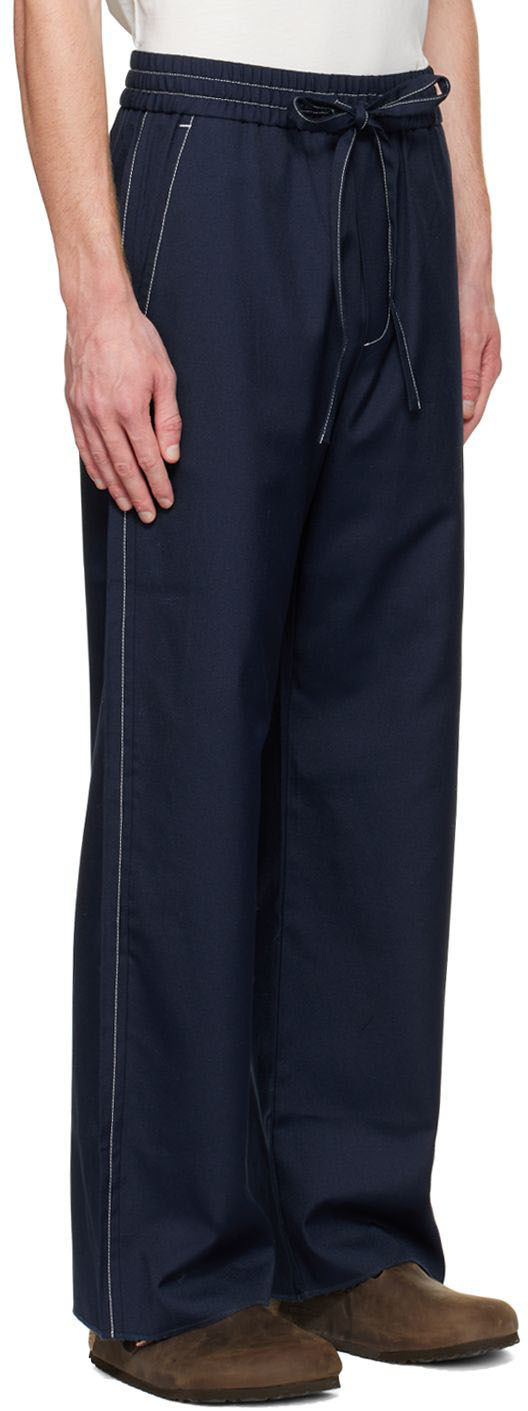 Sunnei Blue Polyester Lounge Pants Sunnei