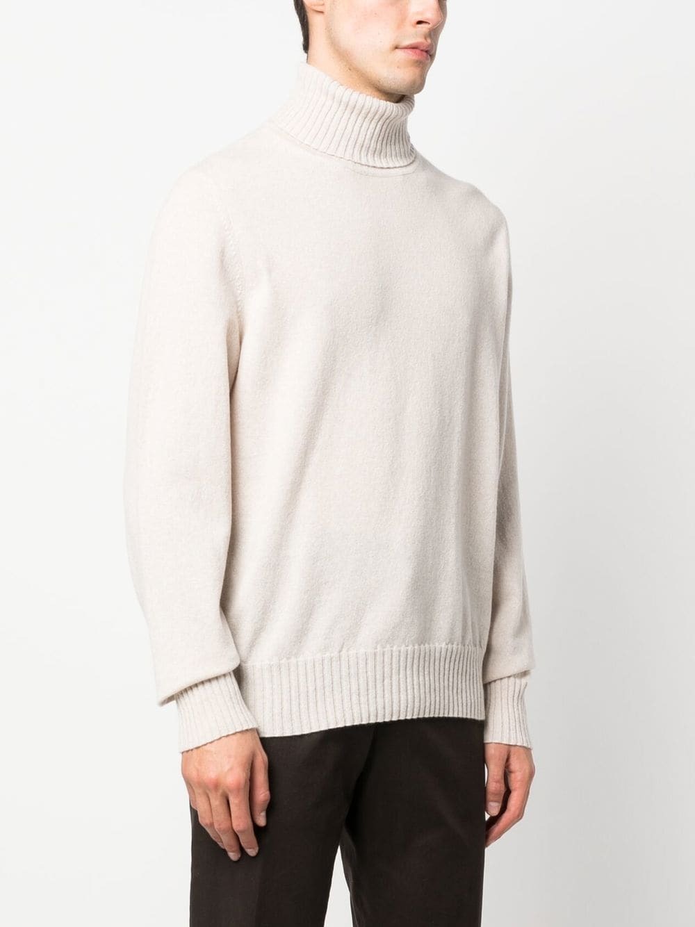 MALO - High Neck Sweater In Wool Malone Souliers
