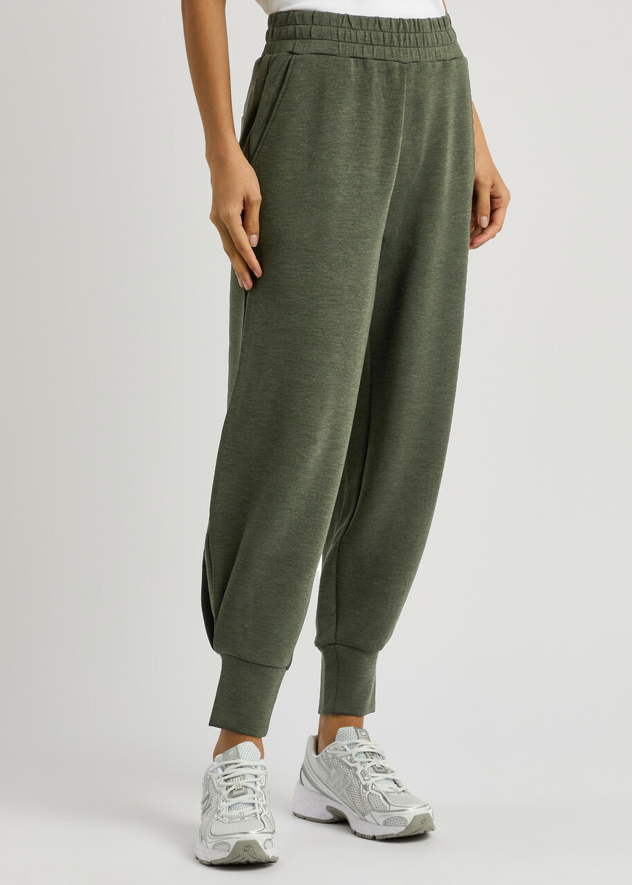 Varley The Relaxed Pant Stretch-jersey Sweatpants Olive Varley
